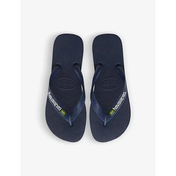 Havaianas Brazil Logo Flip-flops - Navy Blue