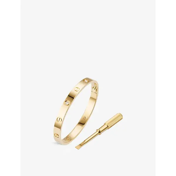Cartier Love Classic Diamond Bracelet - Yellow Gold