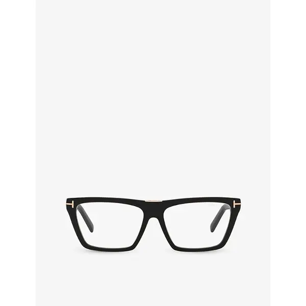 TOM FORD Square-frame Acetate Ft5912-b Glasses - Black