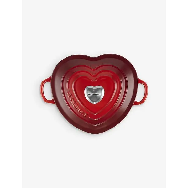 LE CREUSET Heart-shaped Cast-iron Casserole Dish - Cerise