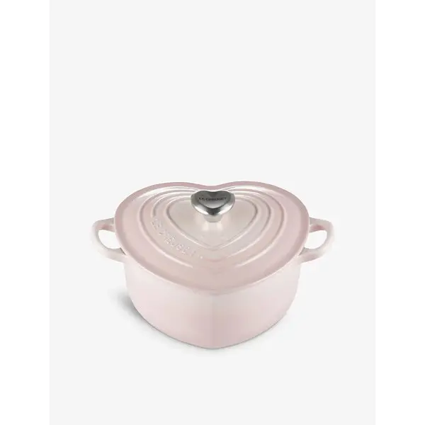 LE CREUSET Heart-shaped Cast-iron Casserole Dish - Shell Pink