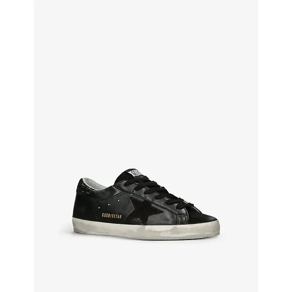 GOLDEN GOOSE Super-star Suede Star-patch Leather Trainers