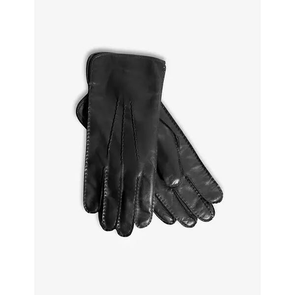 ASPINAL OF LONDON Leather Gloves - Black