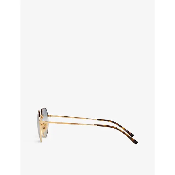 Ray-ban Hexagonal-frame Sunglasses - Gold