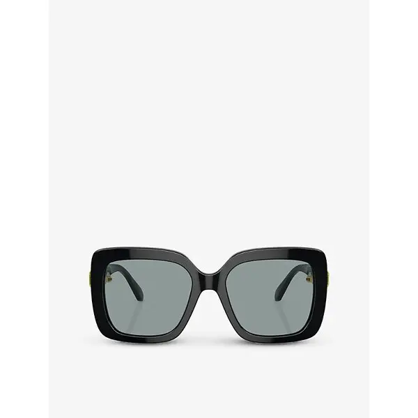 SWAROVSKI Sk6001 Square-frame Sunglasses - Black