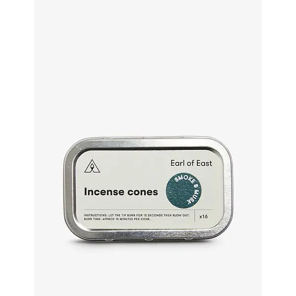 EARL OF EAST Smoke & Musk Incense Cones Pack Of 16