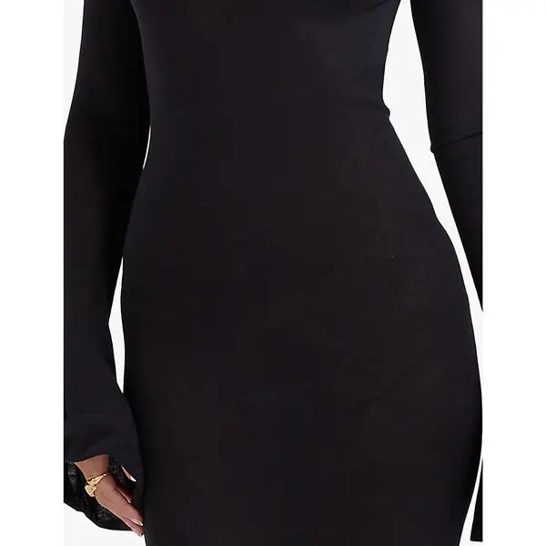 House OF CB Sancha Backless Maxi Dress - Black