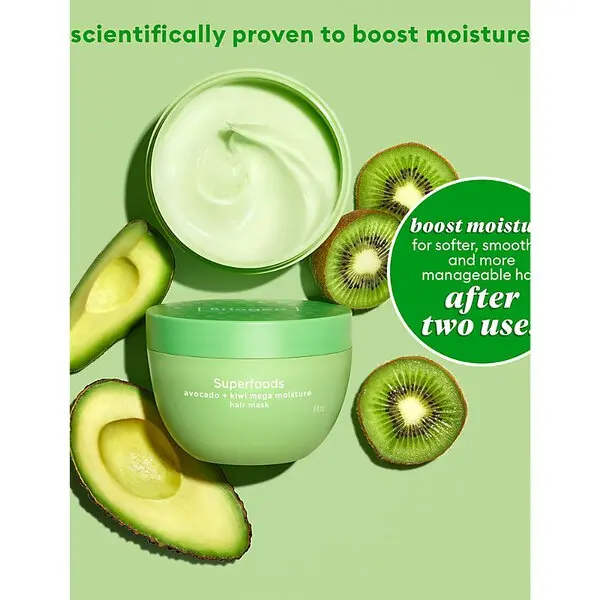 BRIOGEO Superfoods™ Avocado And Kiwi Mega Moisture Hair Mask - One-color