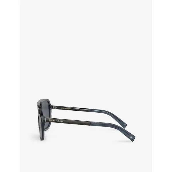 Dolce & Gabbana Dg4354 Square-frame Sunglasses - Blue