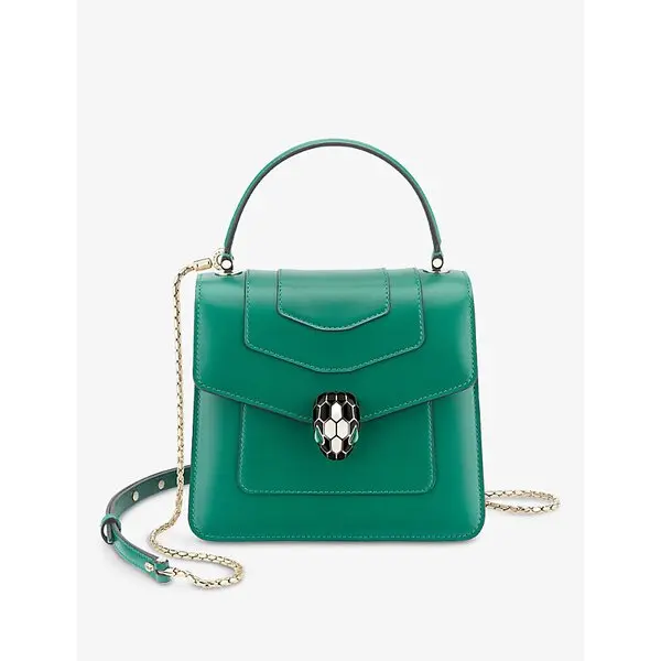 BVLGARI Serpenti Forever Top-handle Bag - Green
