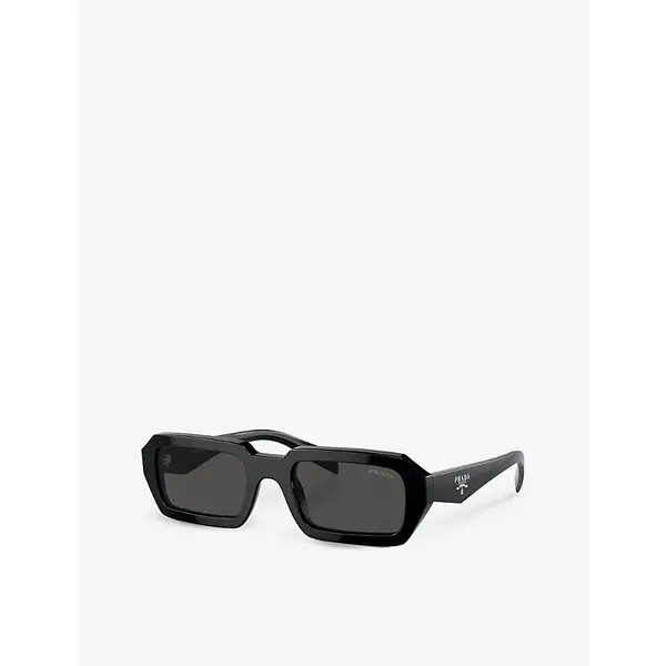Prada Irregular-frame Acetate Sunglasses