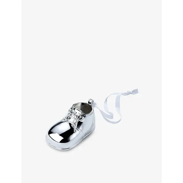 ARTHUR PRICE Baby Shoe Silver-plated Ornament 6cm