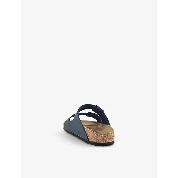BIRKENSTOCK Arizona Double-strap Leather Sandals - Blue Birko Flor