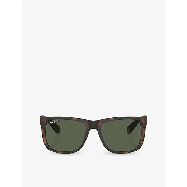 Ray-ban Justin Square-frame Sunglasses - Brown