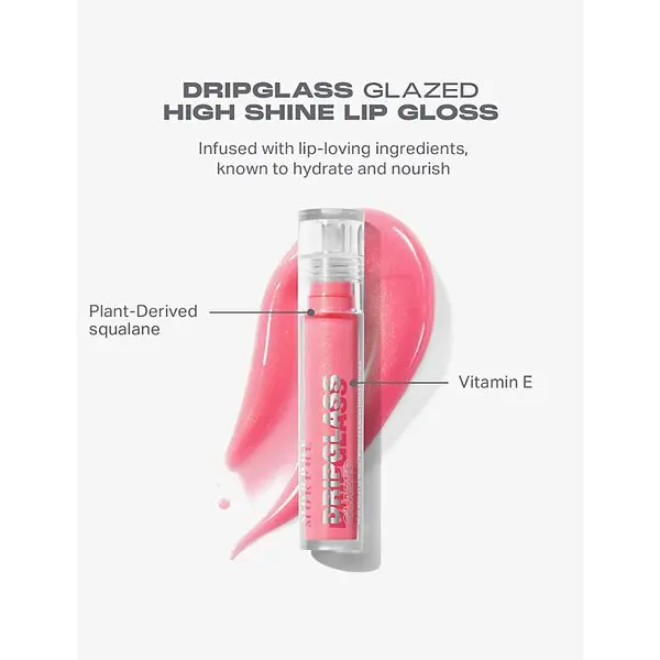 MORPHE Dripglass Glazed Lip Gloss 3.8ml - Peach Prism