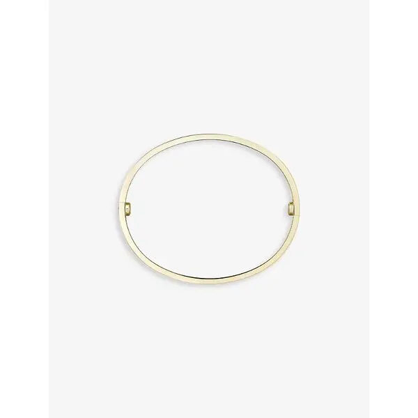 Cartier Love Classic Brushed 18ct Yellow-gold Bracelet - Yellow Gold