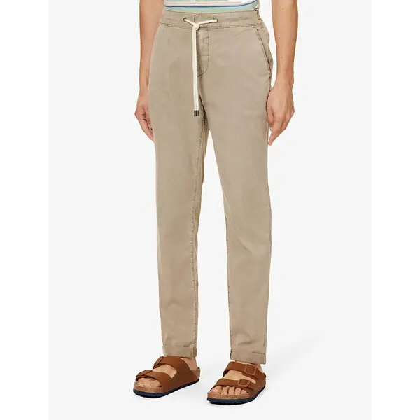 Paige Fraser Slim-fit Stretch-woven Trousers - Vint Coastal Beige