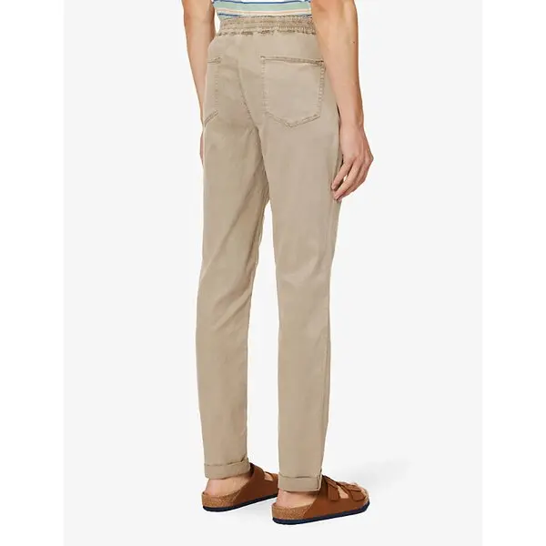 Paige Fraser Slim-fit Stretch-woven Trousers - Vint Coastal Beige