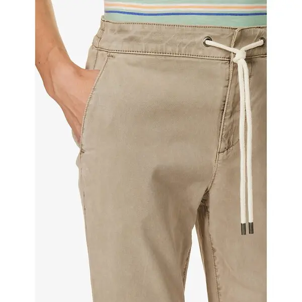 Paige Fraser Slim-fit Stretch-woven Trousers - Vint Coastal Beige