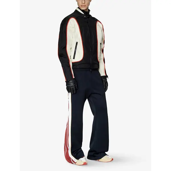 DIESEL® J-blink Contrast-paneled Jacket - Black Black Black