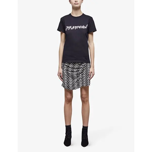 The Kooples Logo-print Cotton T-shirt