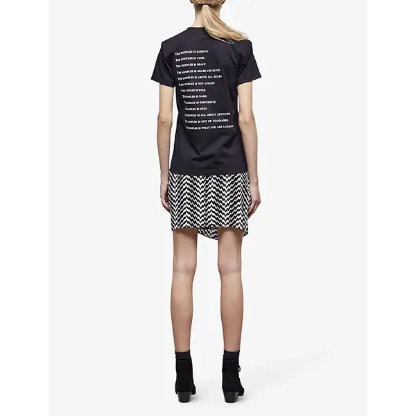 The Kooples Logo-print Cotton T-shirt