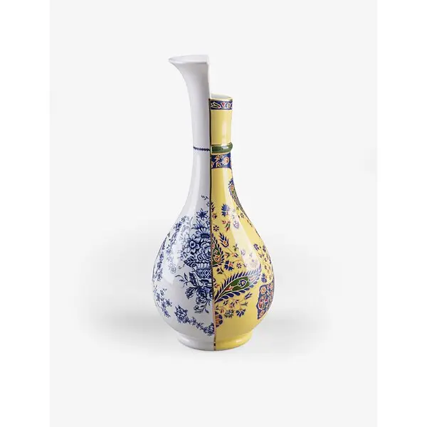 SELETTI Hybrid Chunar Abstract-pattern Bone-china Porcelain Vase