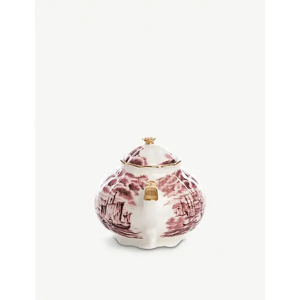 SELETTI Smeraldina Hybrid Printed Porcelain Teapot