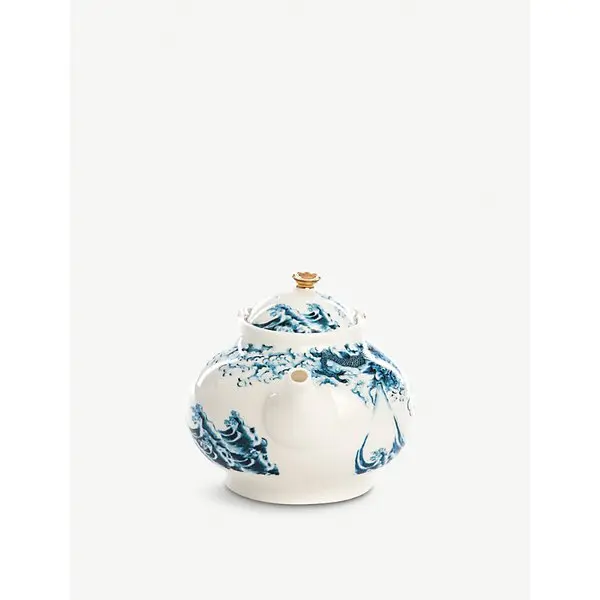 SELETTI Smeraldina Hybrid Printed Porcelain Teapot