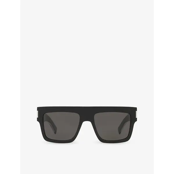 Saint Laurent Sl628 Square-frame Sunglasses - Black