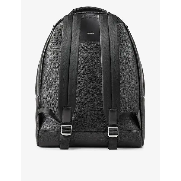 Sandro Coated-canvas Backpack - Noir / Gris