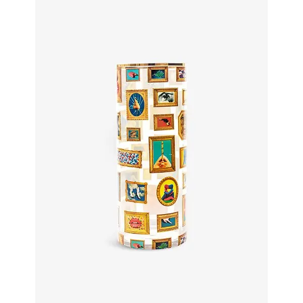 SELETTI Wears Toiletpaper Frames Cylindrical Glass Vase 50cm