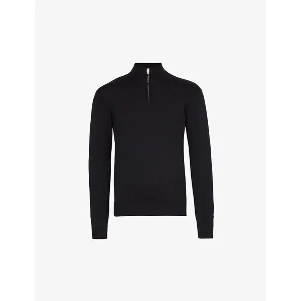 ARNE Cotton-knit Funnel Neck Jumper