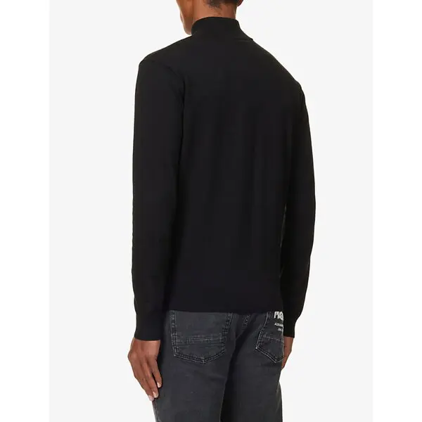 ARNE Cotton-knit Funnel Neck Jumper
