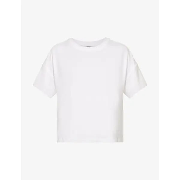 Vuori Energy Boxy-fit Stretch-jersey T-shirt - White