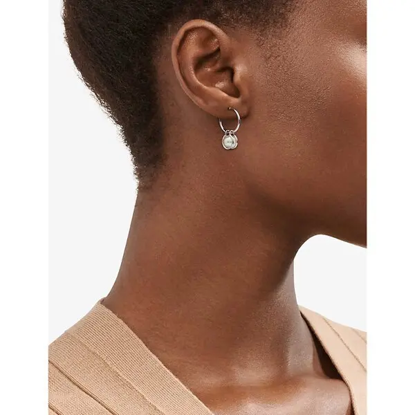 Tiffany & Co. Hardwear Freshwater Pearl Hoop Earrings