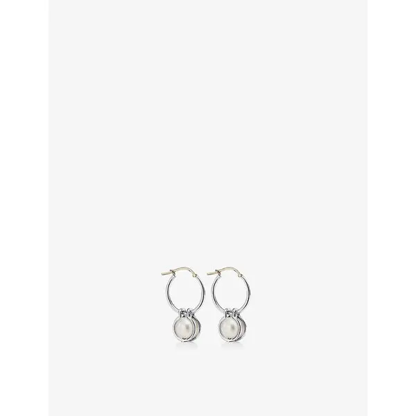 Tiffany & Co. Hardwear Freshwater Pearl Hoop Earrings