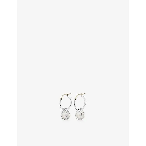 Tiffany & Co. Hardwear Freshwater Pearl Hoop Earrings