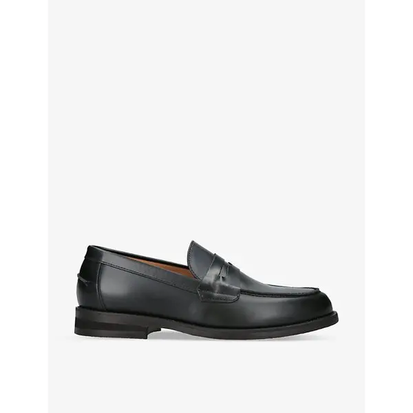 DUKE + DEXTER Leather Penny Loafers