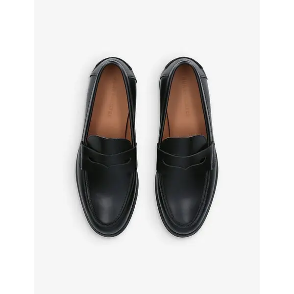 DUKE + DEXTER Leather Penny Loafers