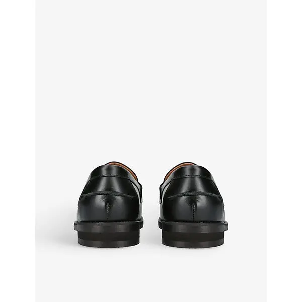 DUKE + DEXTER Leather Penny Loafers