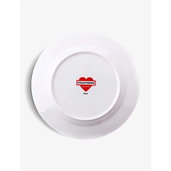 SELETTI Wears Toiletpaper Globe Porcelain Plate 27cm