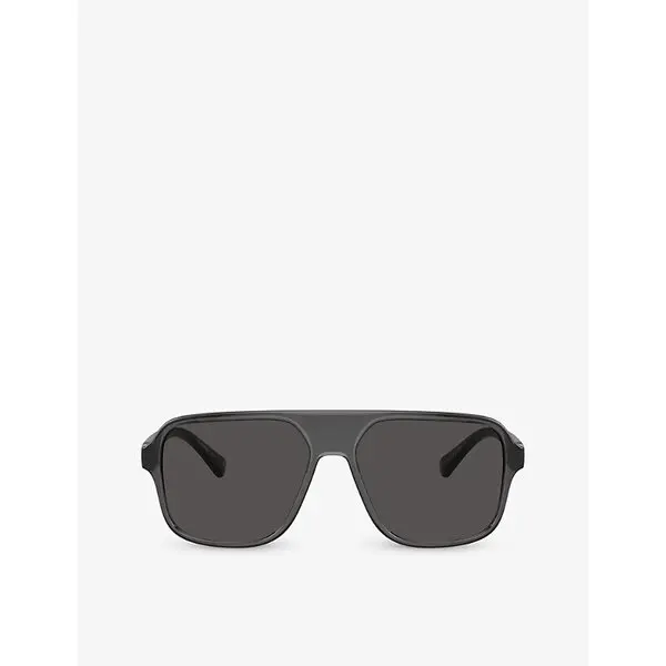 Dolce & Gabbana Dg6134 Square-frame Sunglasses - Grey