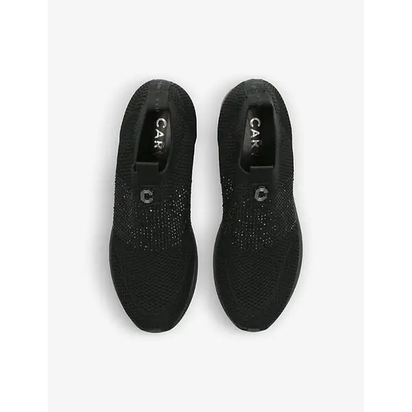 Carvela Janeiro 2 Crystal-embellished Knitted Trainers