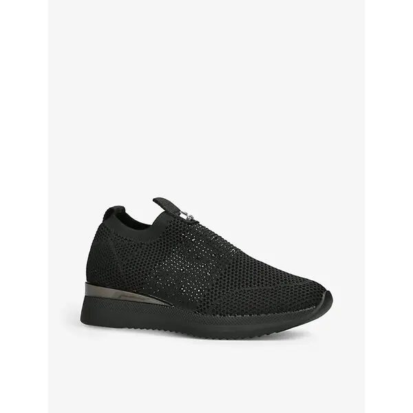 Carvela Janeiro 2 Crystal-embellished Knitted Trainers