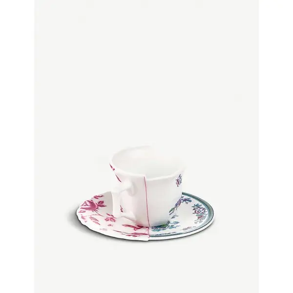 SELETTI Leonia Hybrid Porcelain Coffee Cup And Saucer - One-color