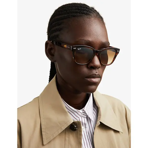 Ray-ban Rb0880s Square-frame Tortoiseshell Acetate Sunglasses