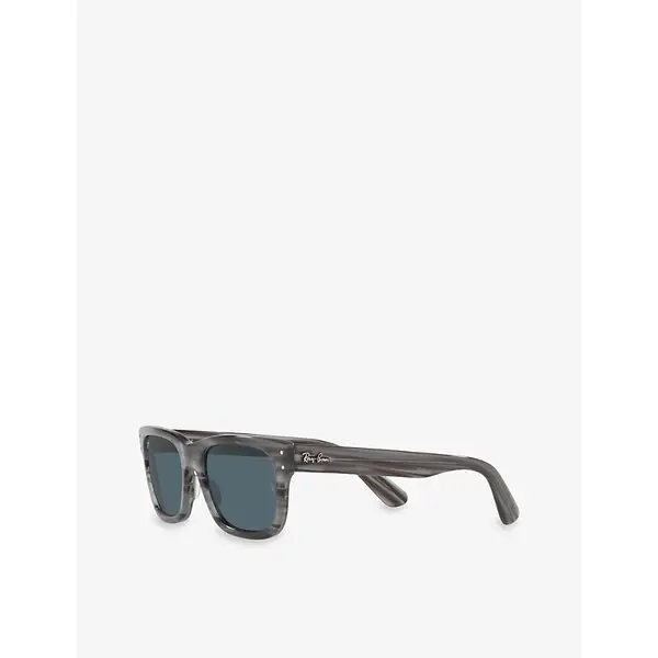 Ray-ban Rectangular-frame Acetate Sunglasses