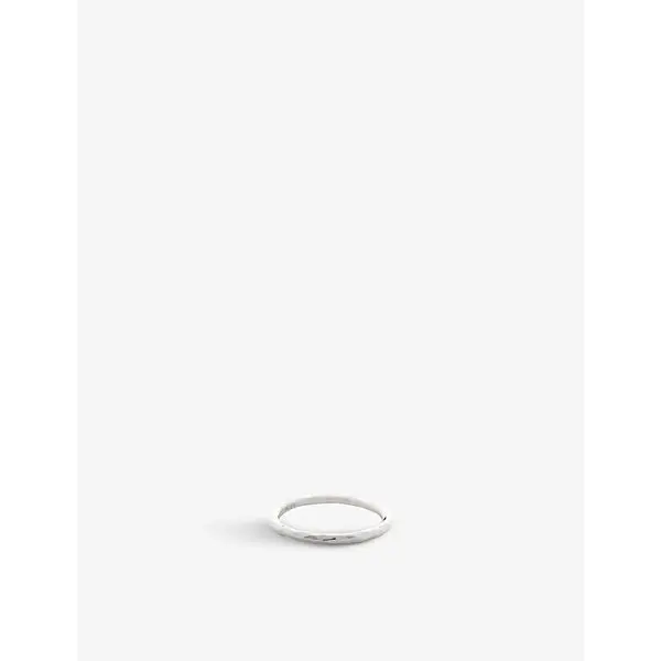Monica Vinader Mv Siren™ Hammered Ring - Sterling Silver
