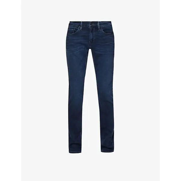 Paige Lennox Slim Fit Jeans With Whiskering And Stretch - Jenkins